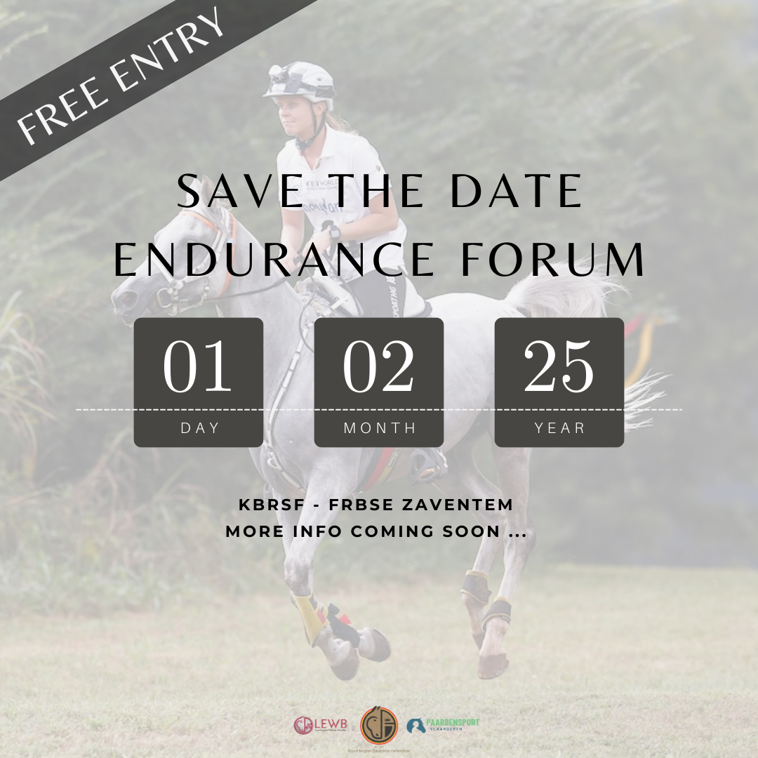 Save the date: Endurance forum 01/02/2025 - FRBSE - KBRSF